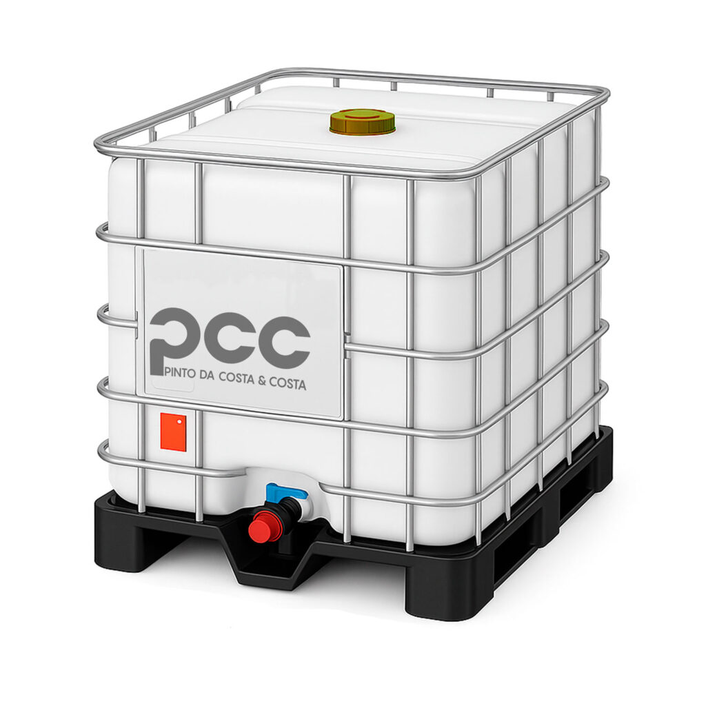 IBC 1000L Palete Plástico Transporte ADR